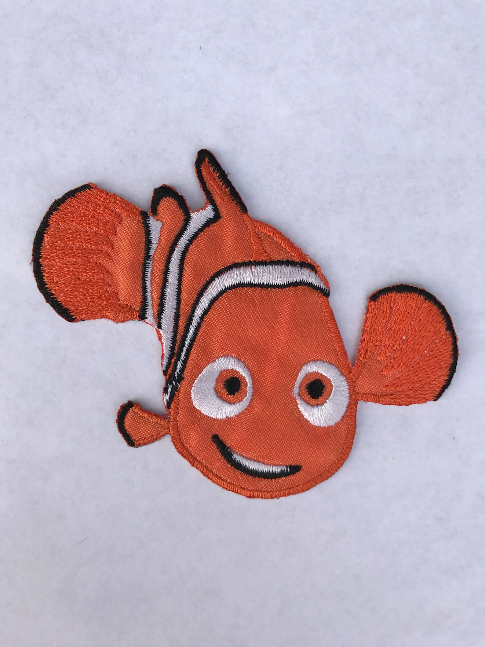Nemo Inspired Iron on Patch, Nemo Inspired Embroidery Patch - Etsy