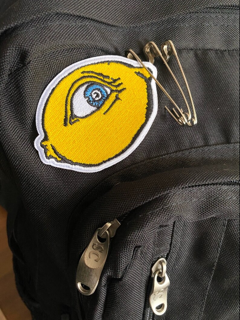 The All Seeing Lemon Iron on Patch - Etsy