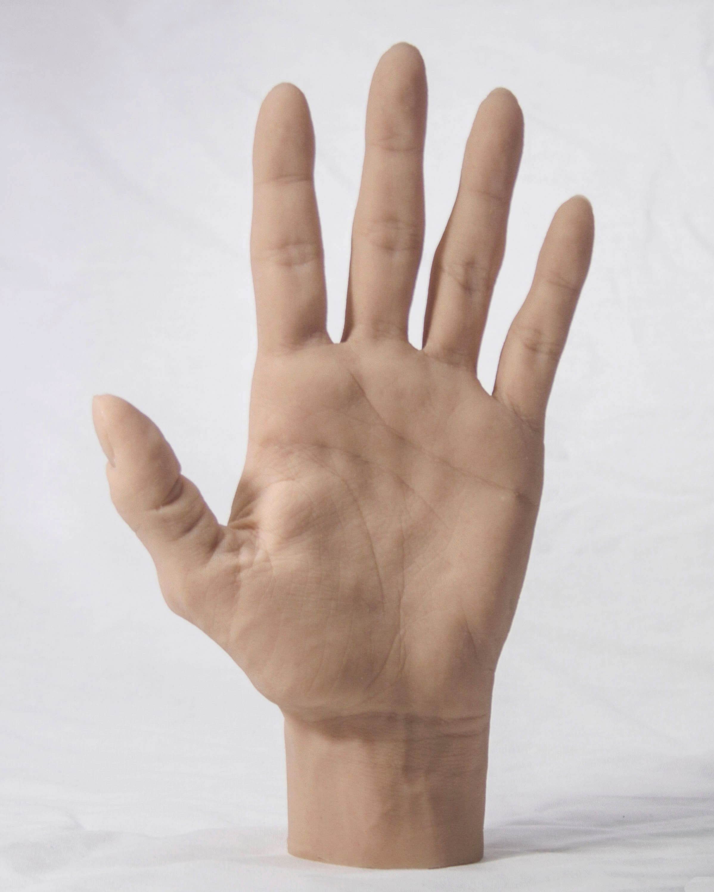 Pose-able Left Female Silicone Mannequin Hand - Display Model Prop ...