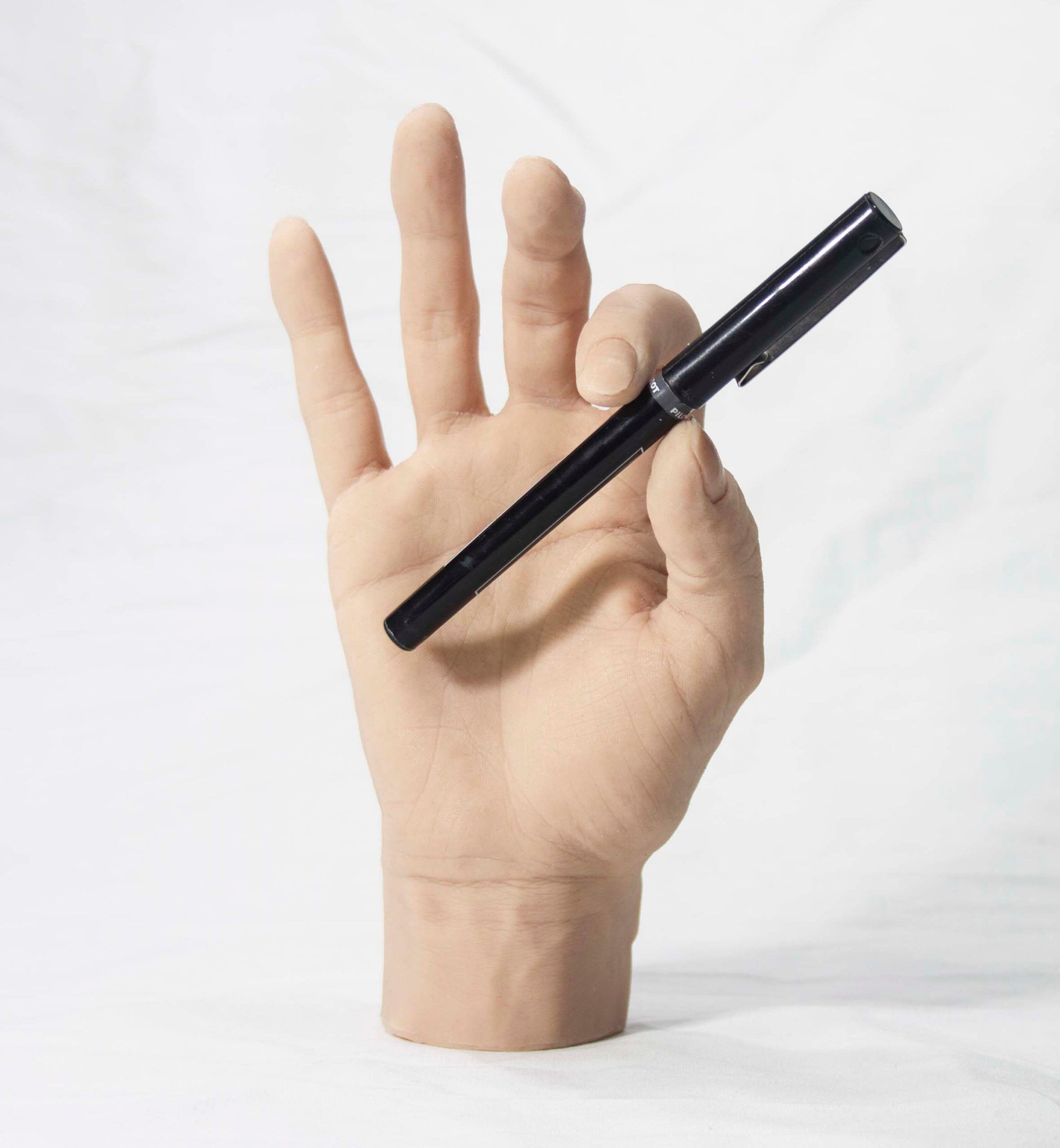Pose-able Right Male Silicone Mannequin Hand - Display Model Prop ...