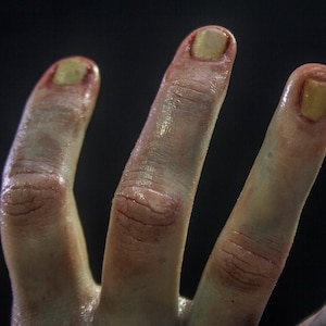 Pose-able Silicone Severed Hands - Male Pair Painted - Display Prop ...