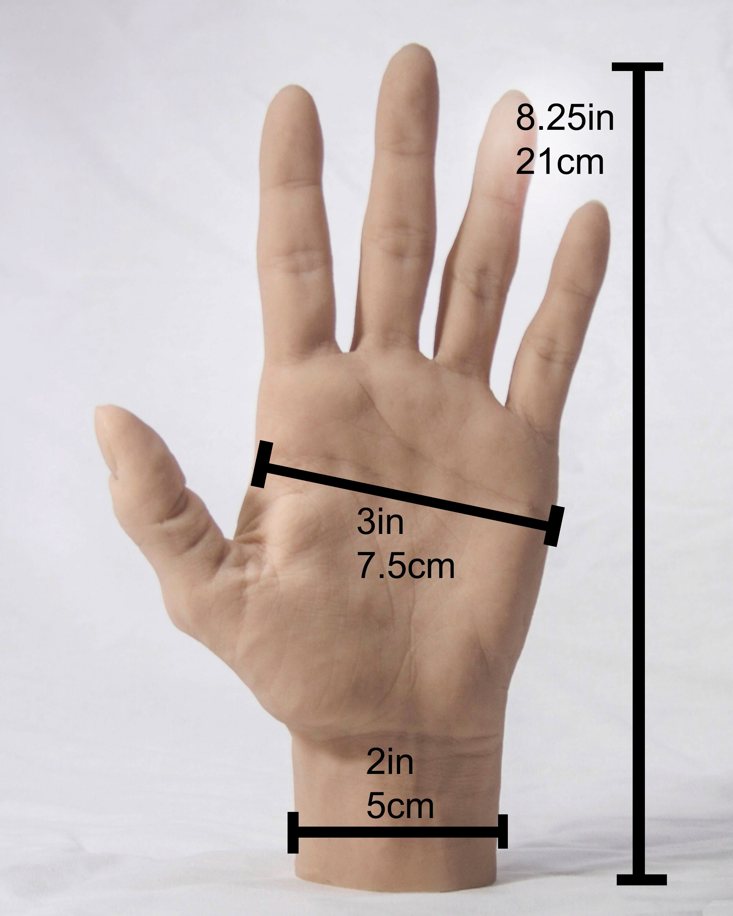 Pose-able Left Female Silicone Mannequin Hand - Display Model Prop ...