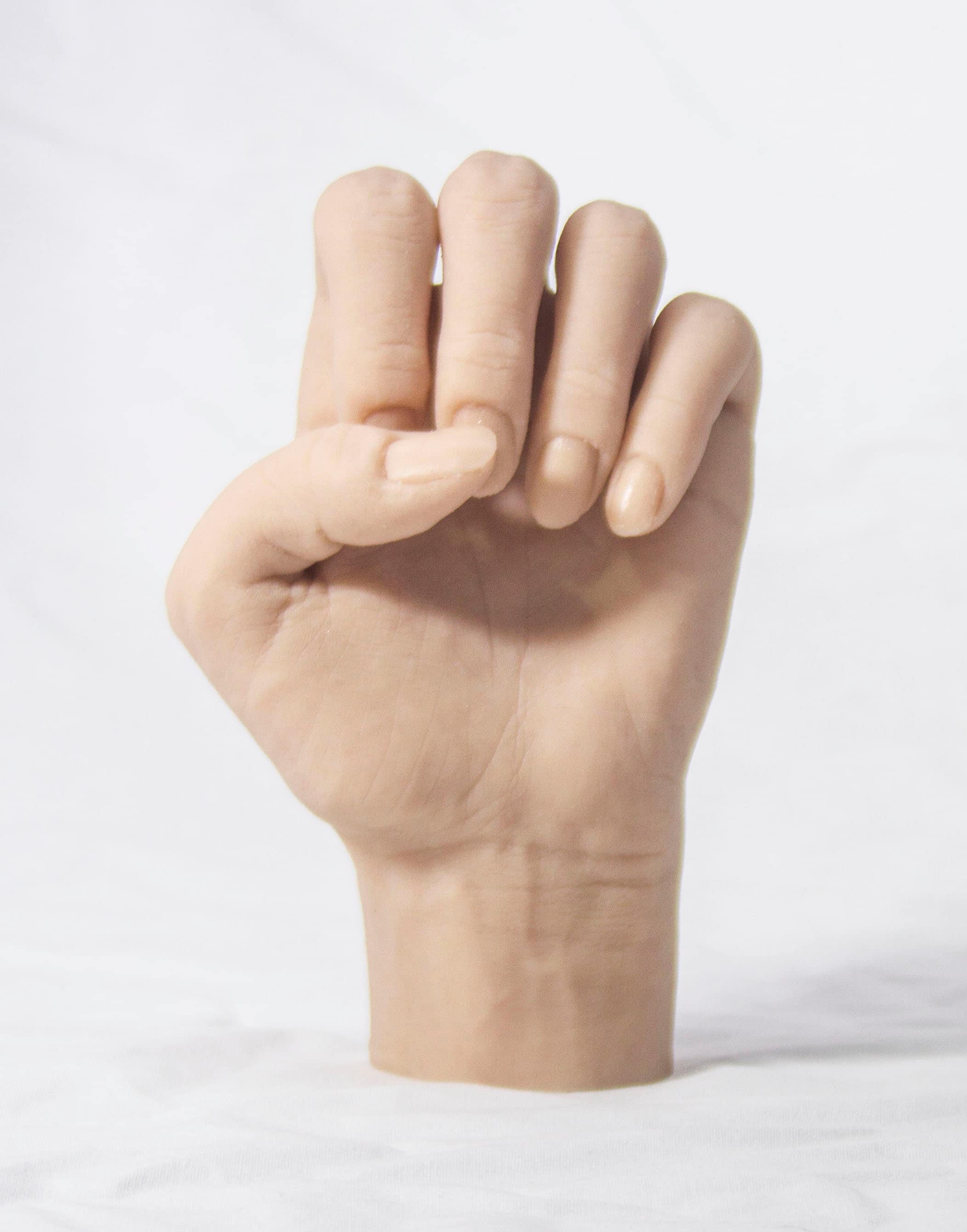 Pose-able Left Female Silicone Mannequin Hand - Display Model Prop ...