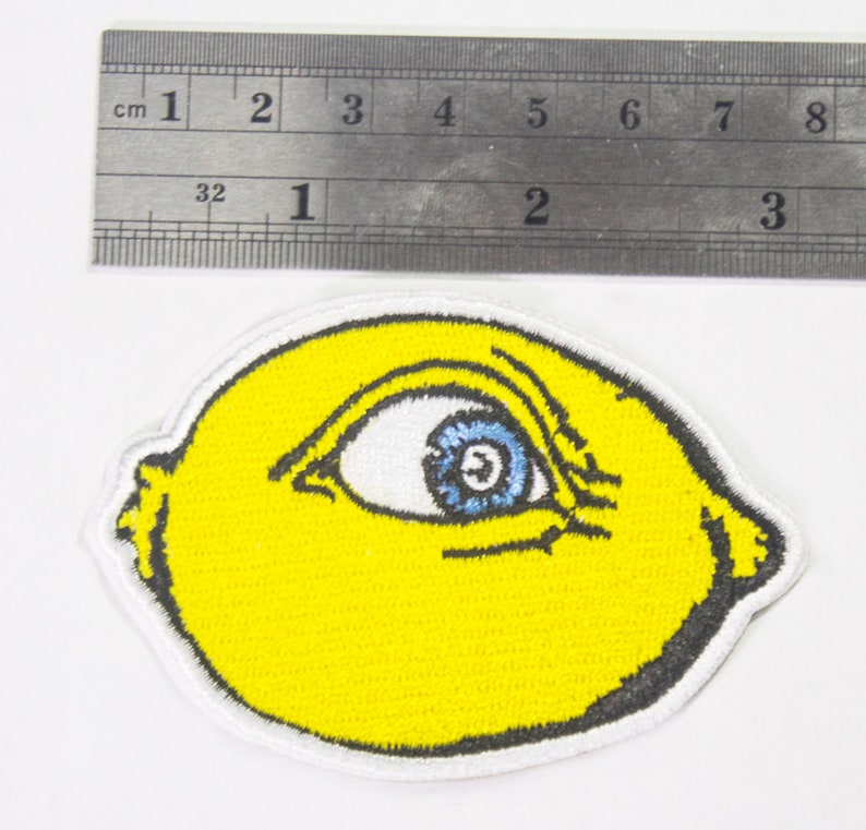 The All Seeing Lemon Iron on Patch - Etsy