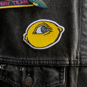 The All Seeing Lemon Iron on Patch - Etsy