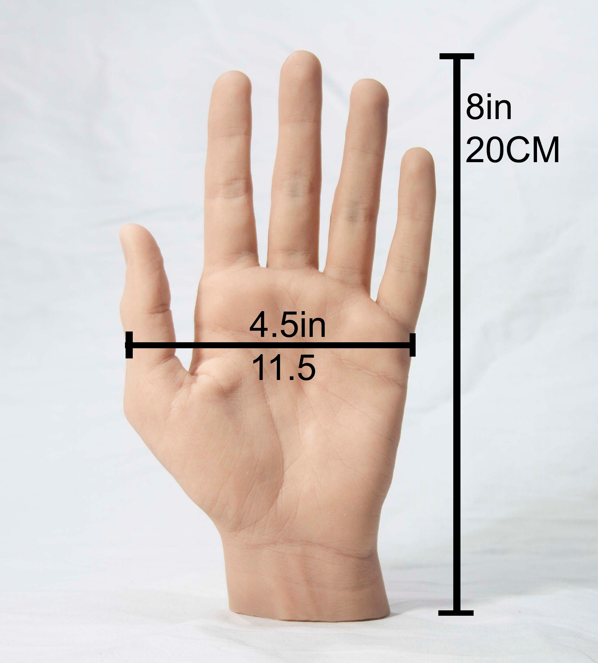 Pose-able Pair of Male Silicone Mannequin Hands Light Skin - Etsy