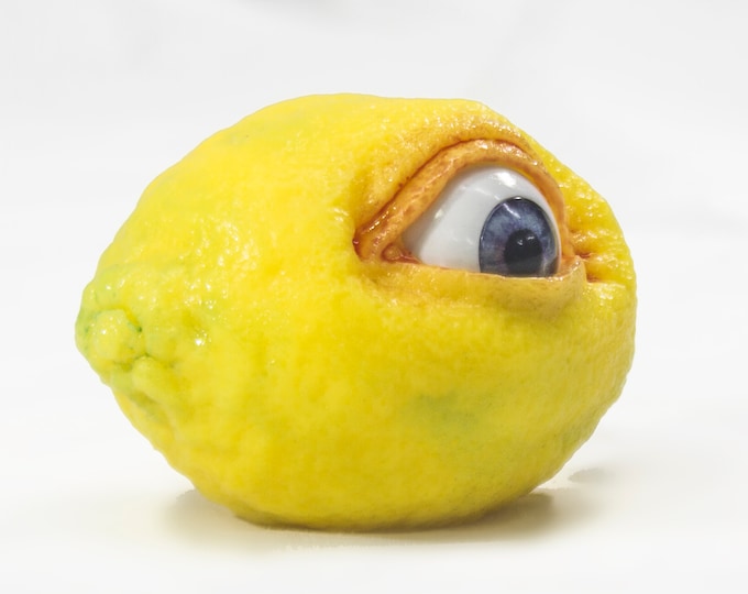 Realistic Life Sized Freaky Fruit All Seeing Lemon by Dead Head Props ...
