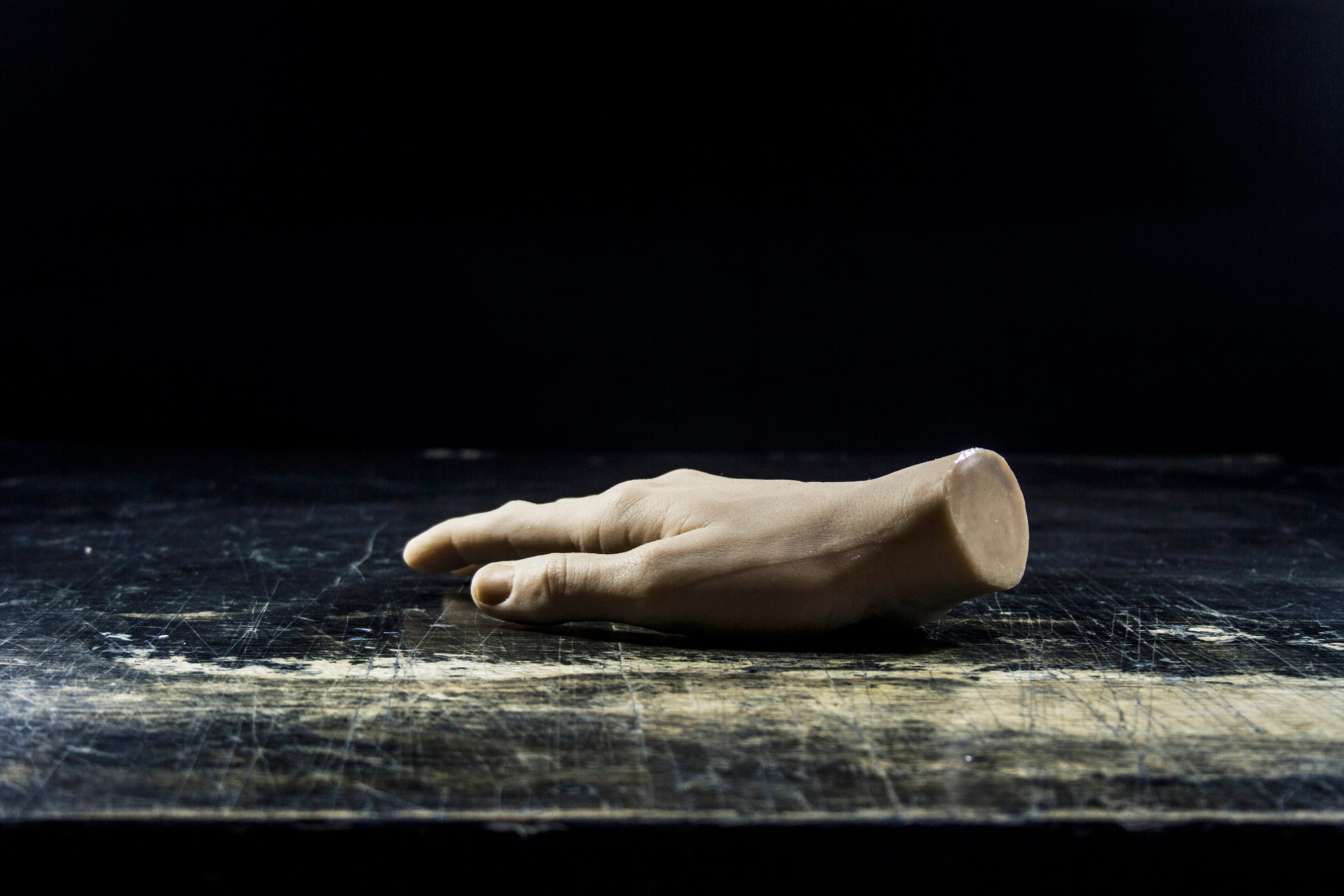 Pose-able Pair of Male Silicone Mannequin Hands - Dark Skin Tone ...
