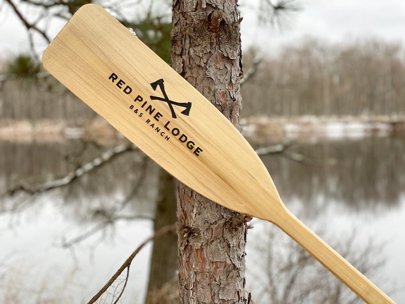 Custom Engraved Canoe Paddles. Engrave Your Logo Lake or Your | Etsy