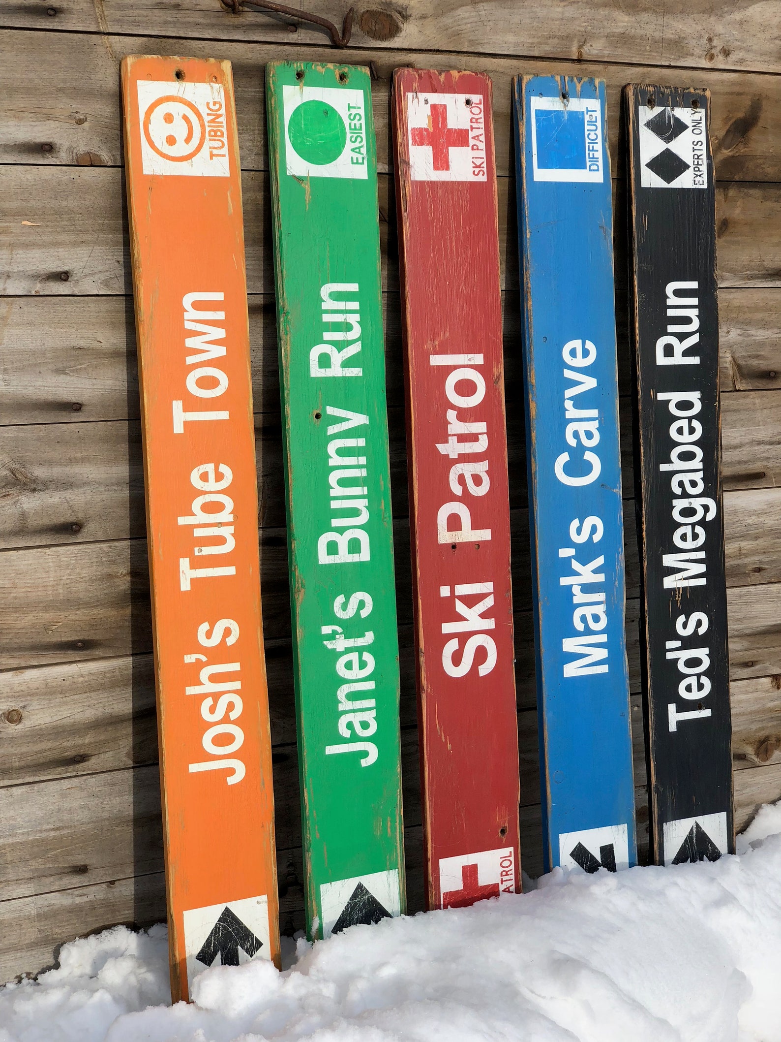 You Design Your Own Ski Trail Sign supersized 1 | Etsy