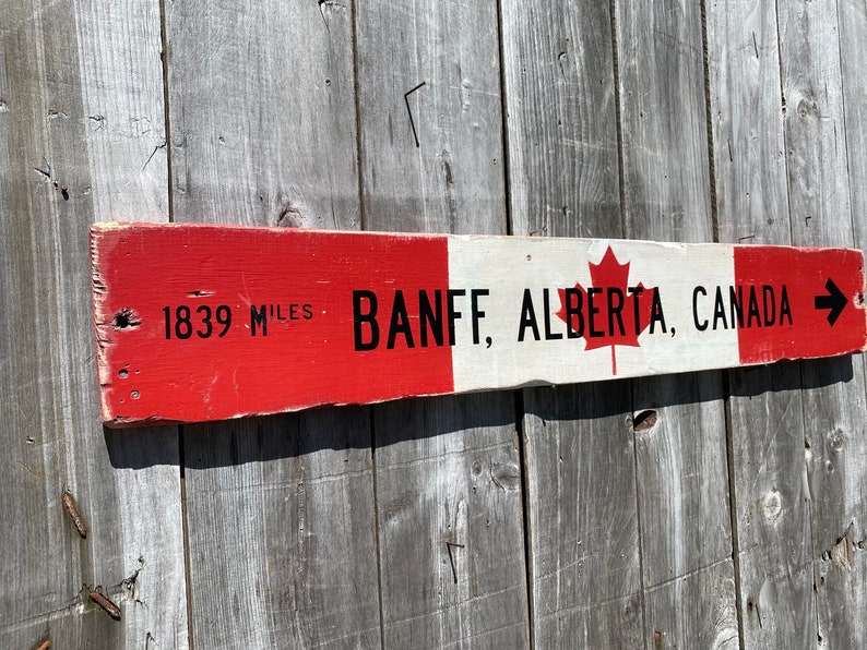 Custom Wood Flag Directional Signs. Custom Made International - Etsy