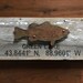 Create Your Lake Fishing Sign. Your Lake and GPS Coordinates - Etsy