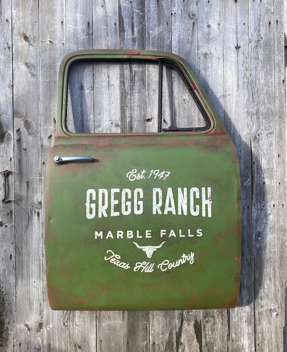 Vintage Truck Door Logos