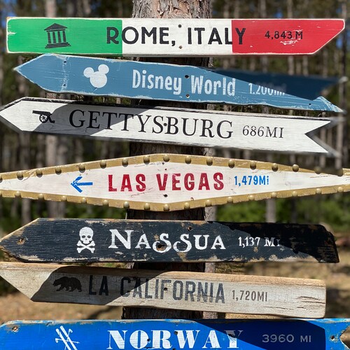Random Directional Signs. Custom Made Destination Signs. | Etsy