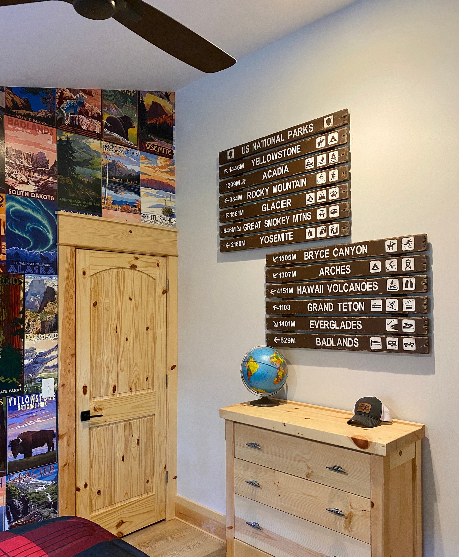 National Park Rustic Wood Signs. Design Your Own Park Sign - Etsy