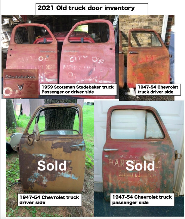 Vintage Truck Doors From the 1930-50s. We Can Paint Any Type | Etsy