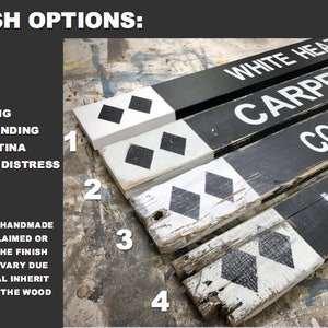 Custom Ski Trail Signs, Skiing Distressed Wood Sign. Personalized ...
