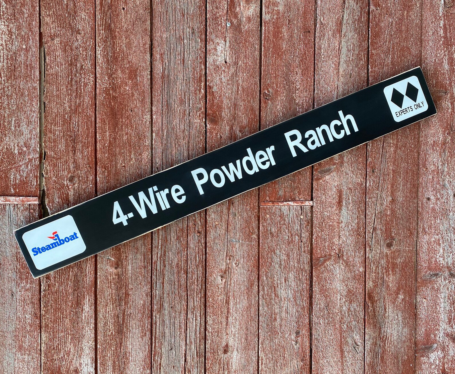 Vintage Ski Resort Logo Ski Trail Sign. Personalized Ski Sign. - Etsy
