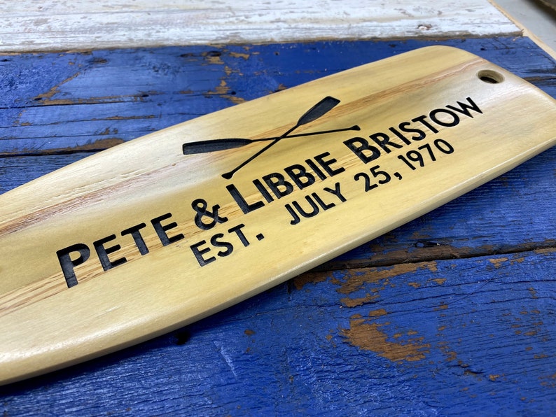 Custom Engraved Canoe Paddles. Engrave Your Logo Lake or Your | Etsy