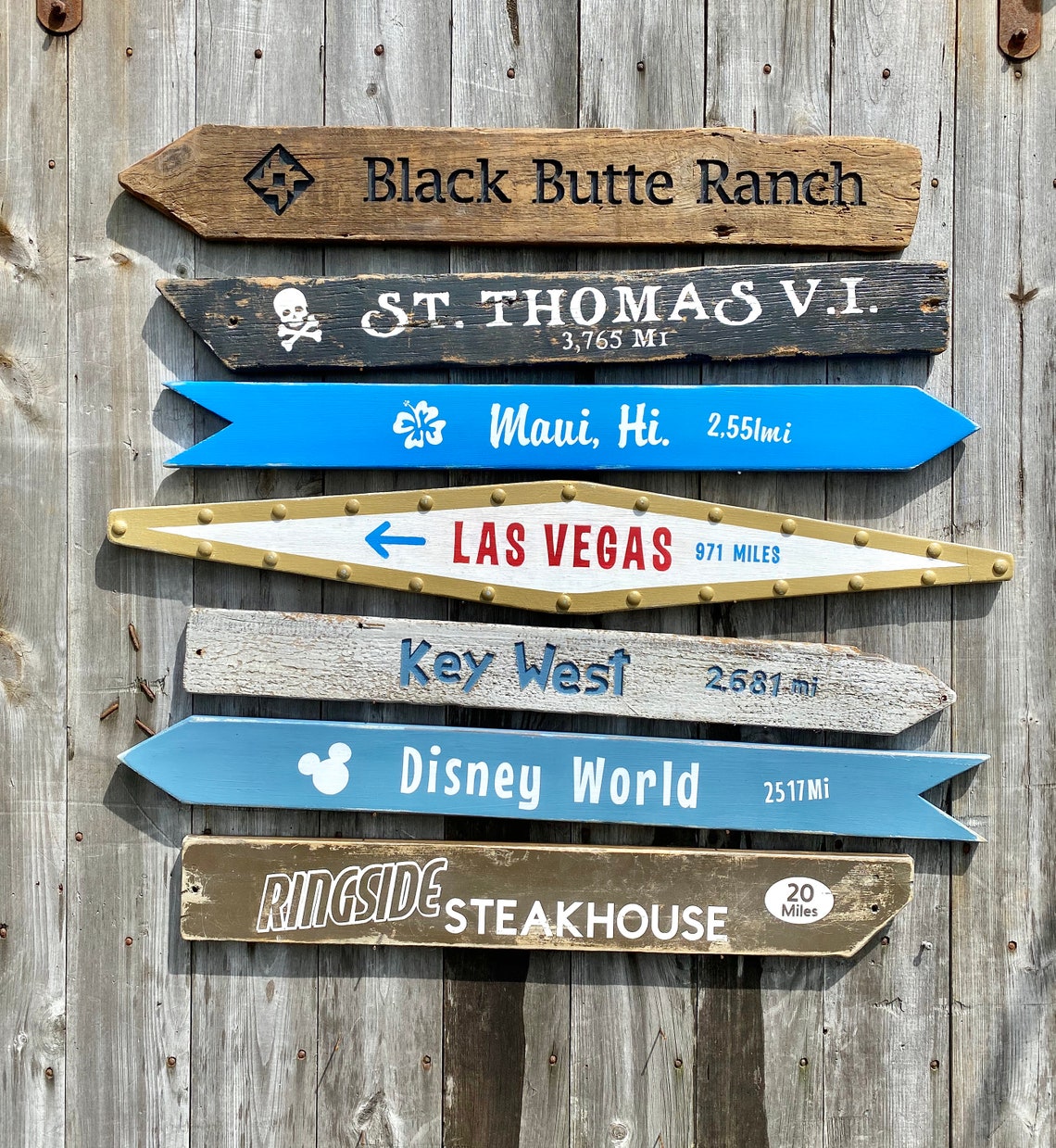 Personalized Directional Signs. Custom Made Destination Signs. - Etsy
