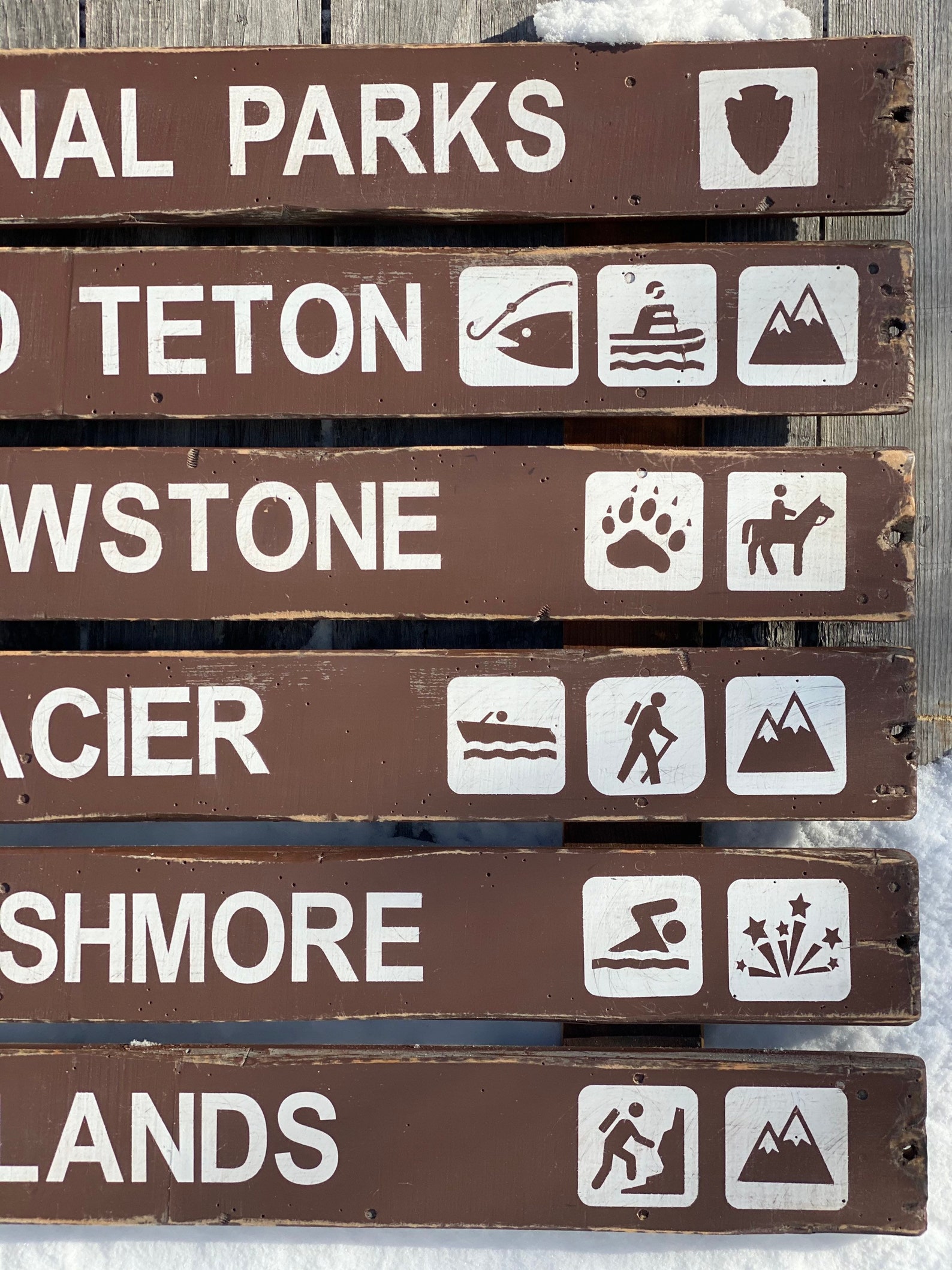 National Park Rustic Wood Signs. Design Your Own Park Sign - Etsy