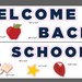Welcome Back to School Yard Sign | School Yard Decoration | Welcome ...