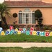 LARGE Personalized Happy Birthday Yard Sign Customized to Your Event ...