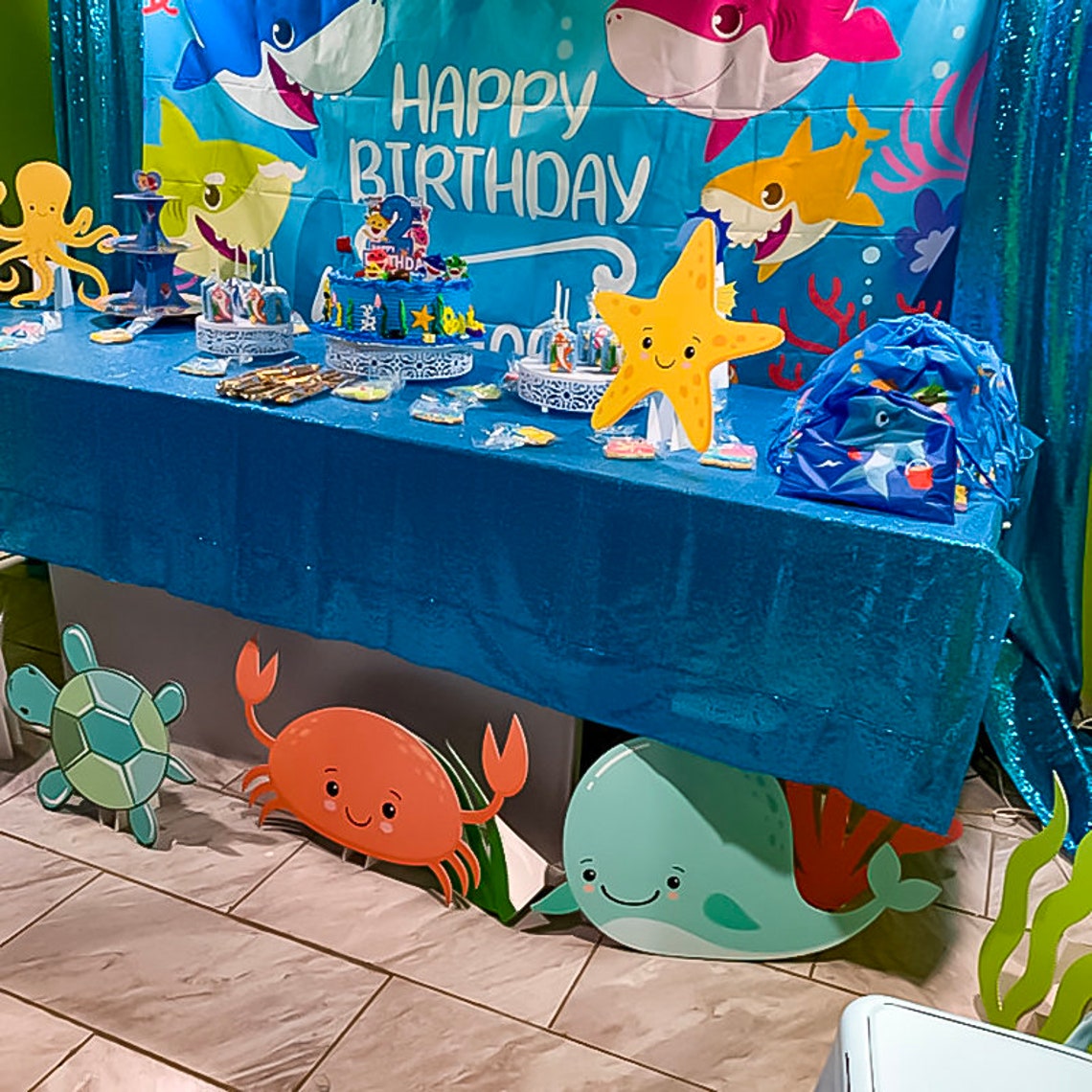 Under the sea party decorations Underwater theme party Sea | Etsy