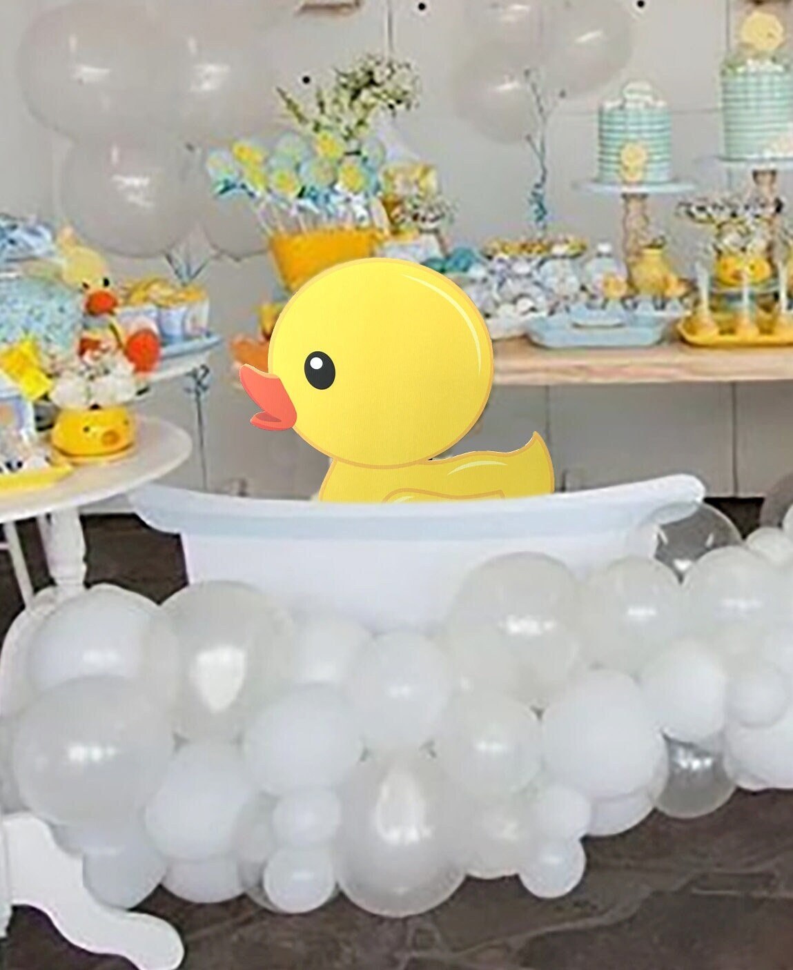Rubber Duck Baby Shower Balloons
