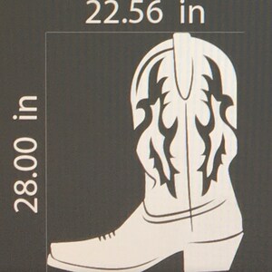 Cowgirl Disco Party Prop, Wooden Boot Prop, Nashville Bachelorette ...