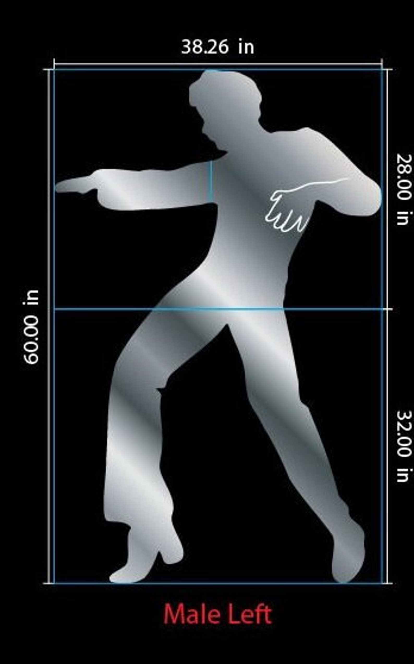 Studio 54 Dancers Male Cutouts, 70's Disco Party Dancer - Etsy
