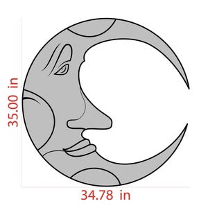 Studio 54 Moon Cutout, 70's Disco Party Decor - Etsy