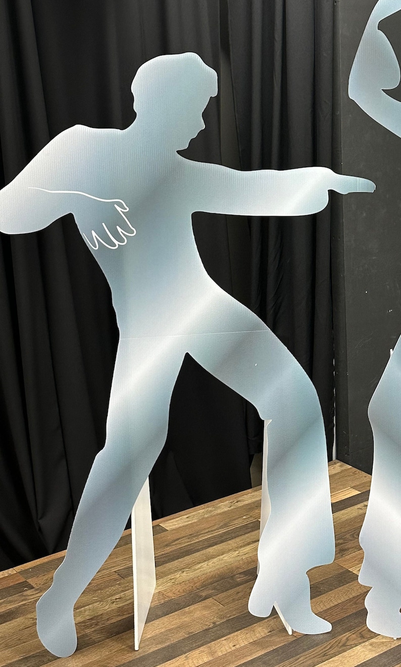 Studio 54 Dancers Male Cutouts 70's Disco Party Dancer - Etsy