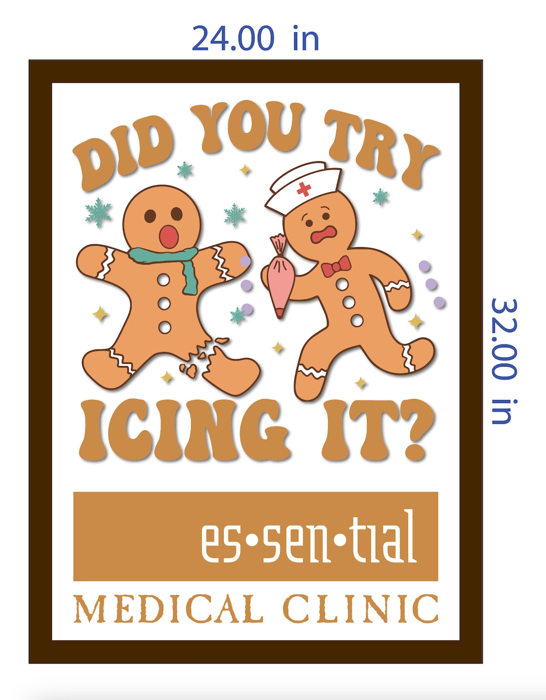 A Gingerbread Doctor's Office Sign is the Perfect Christmas Gift ...