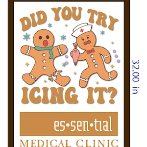 A Gingerbread Doctor's Office Sign is the Perfect Christmas Gift ...