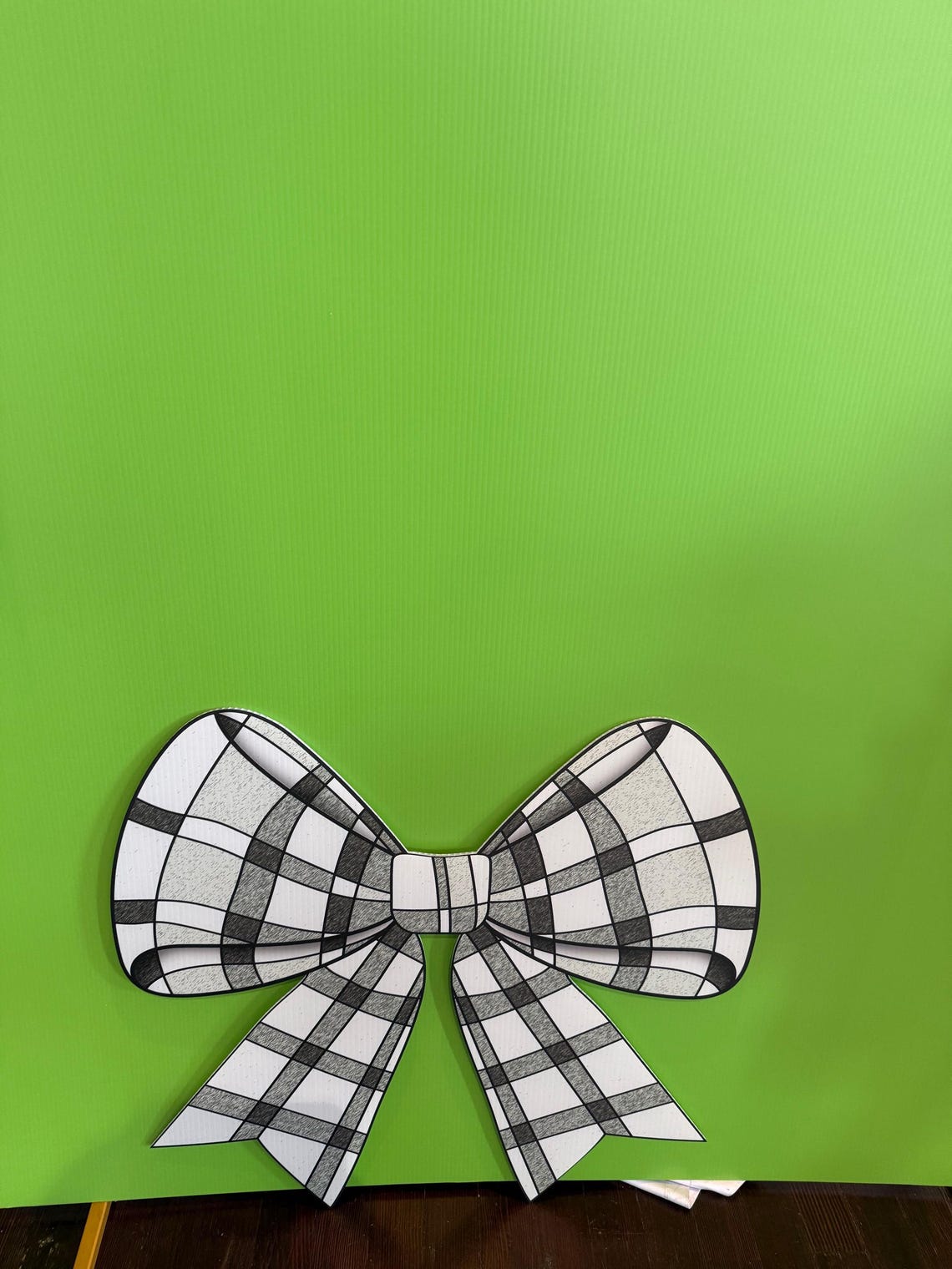 Large Silly Duck With Plaid Bow - 41 Inch Baby Shower Decor - Etsy