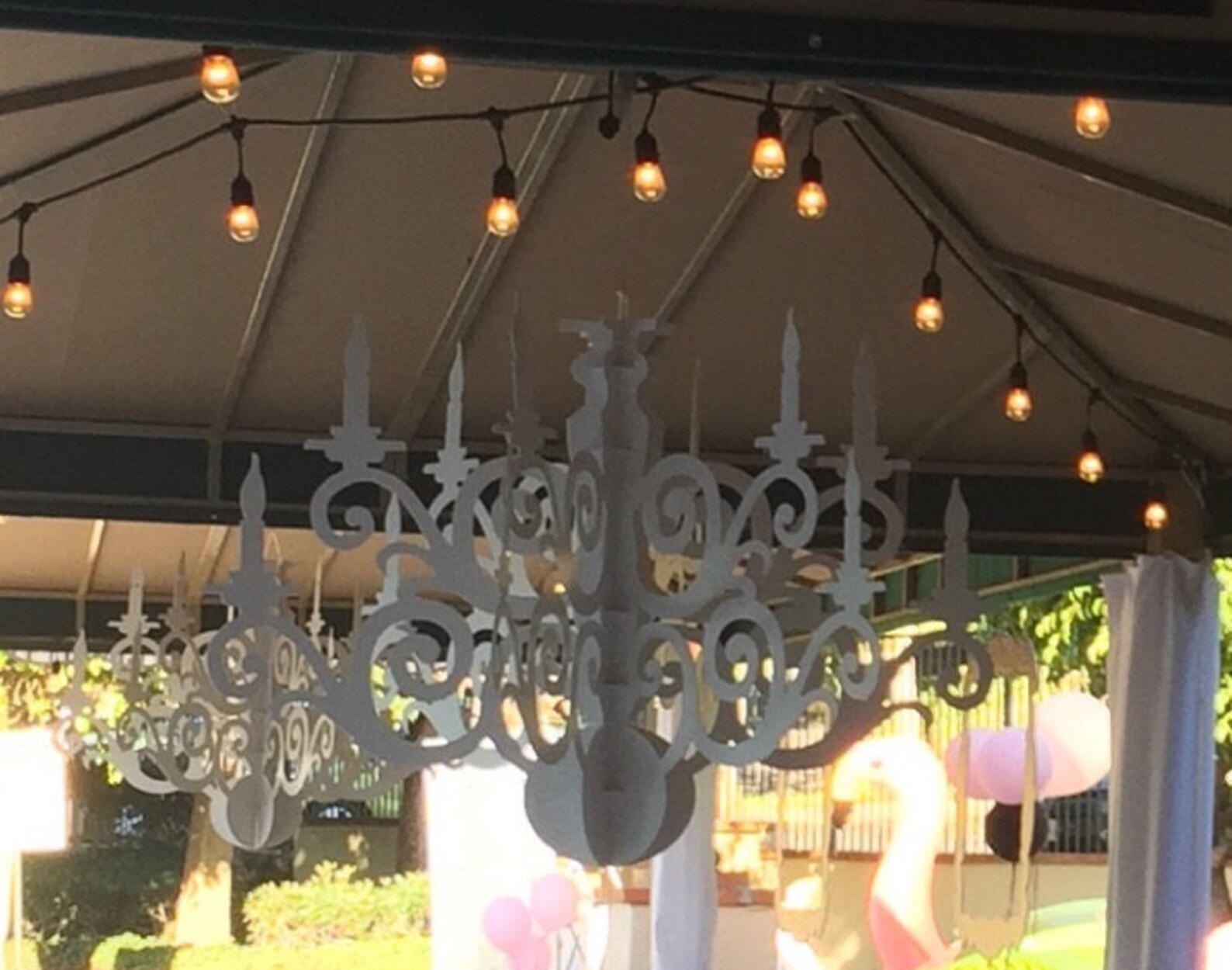 Unique Chandelier Decoration Custom Laser Cut | Custom Chandelier for ...