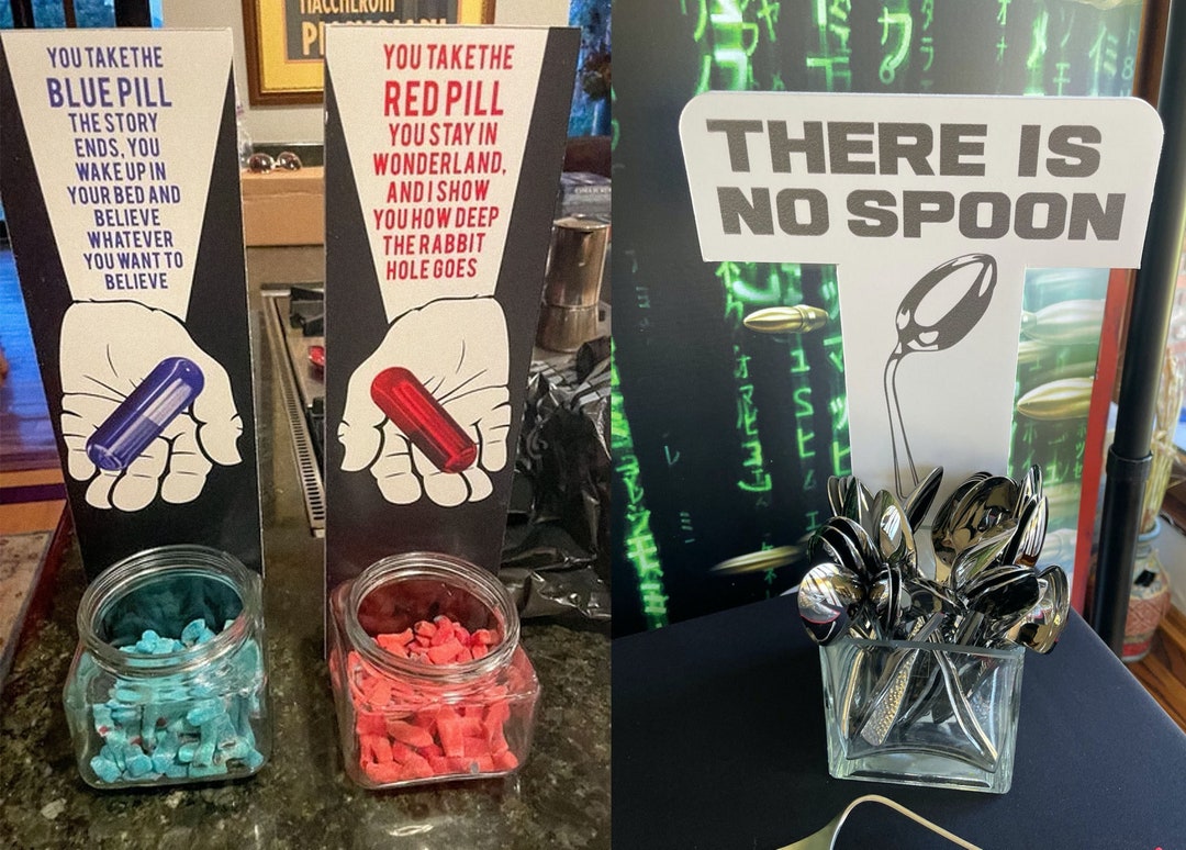 Matrix Inspired Party Table Decor Signs - Etsy