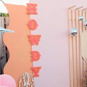 Cowgirl Disco Party Prop, Wooden Boot Prop, Nashville Bachelorette ...