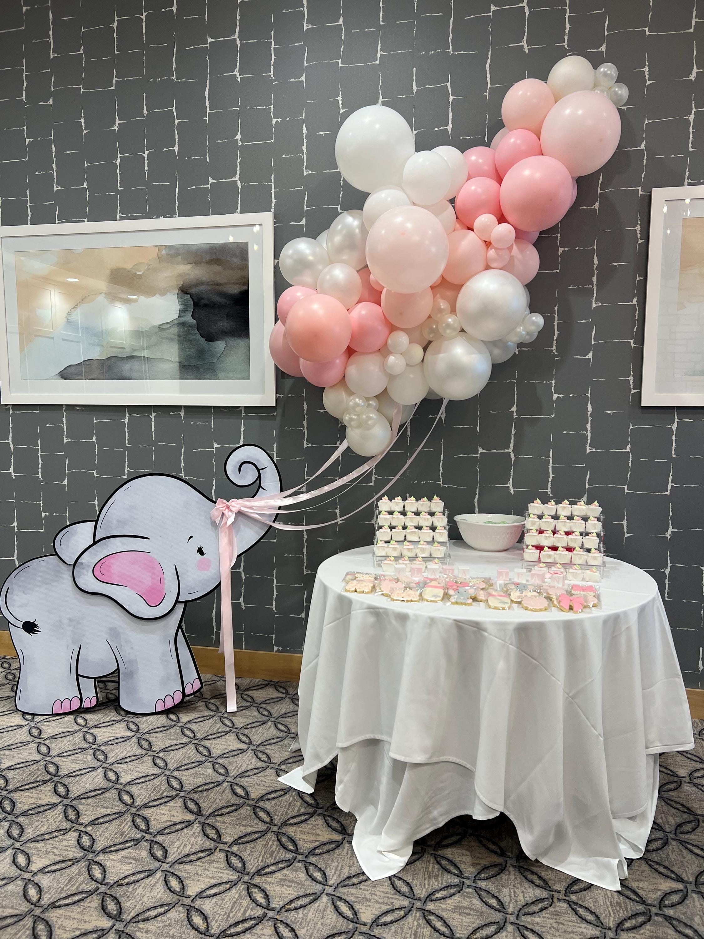 Mini elefante con trompa para sujetar globos | Decoraciones De Fiesta ...