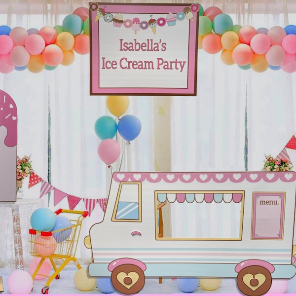 Ice Cream Cutout - Etsy
