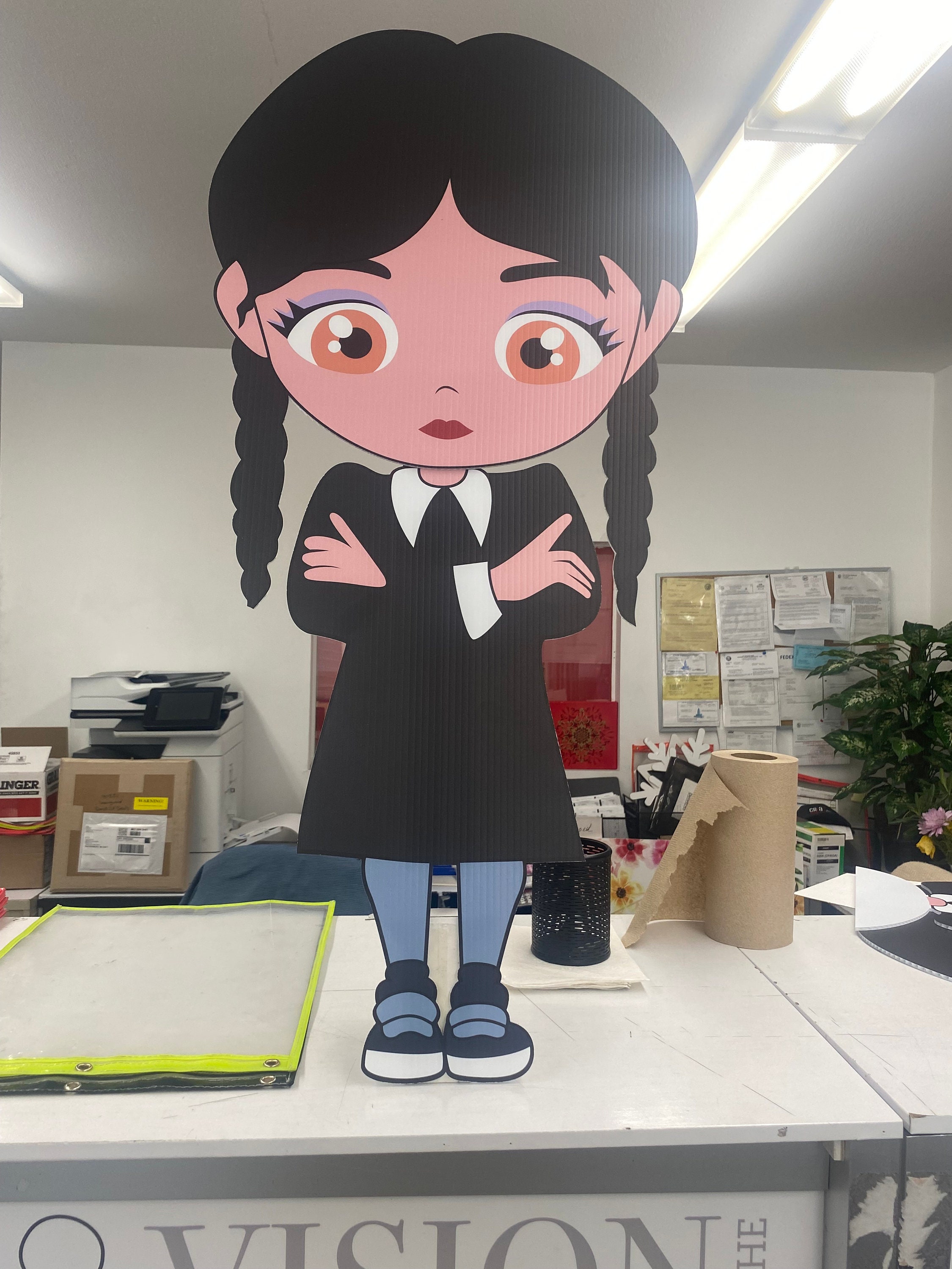 The Addams Family Cartoon Wednesday