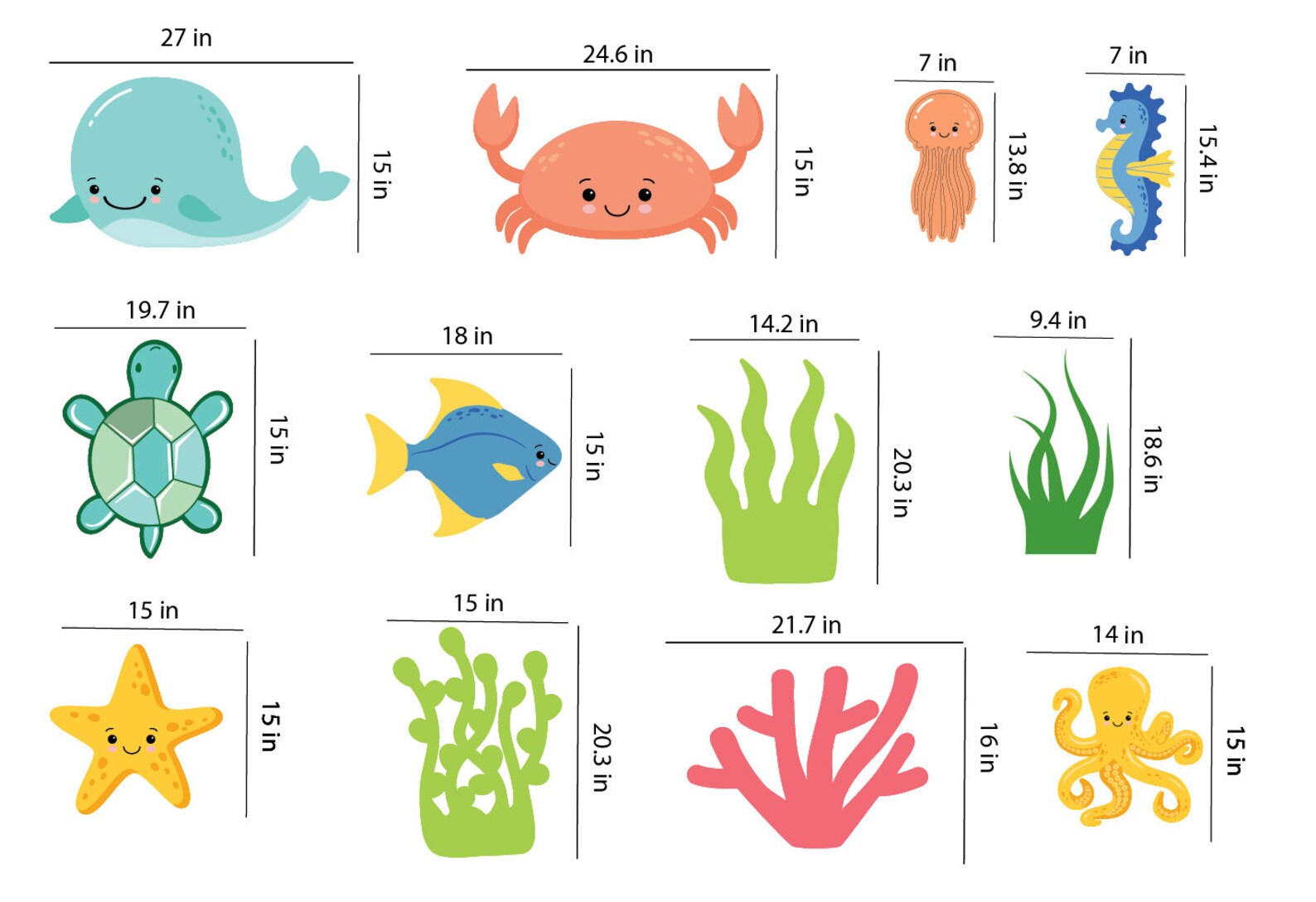 Under the Sea Party Decorations Underwater Theme Party Sea Theme ...