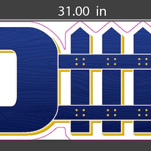 Rams Inspired Defense Sign, D-fence. Super Bowl Prop - Etsy