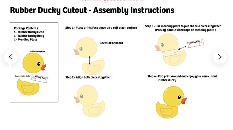 Large Yellow Rubber Ducky, Coroplast Baby Shower Prop (36x34.49 In) - Etsy