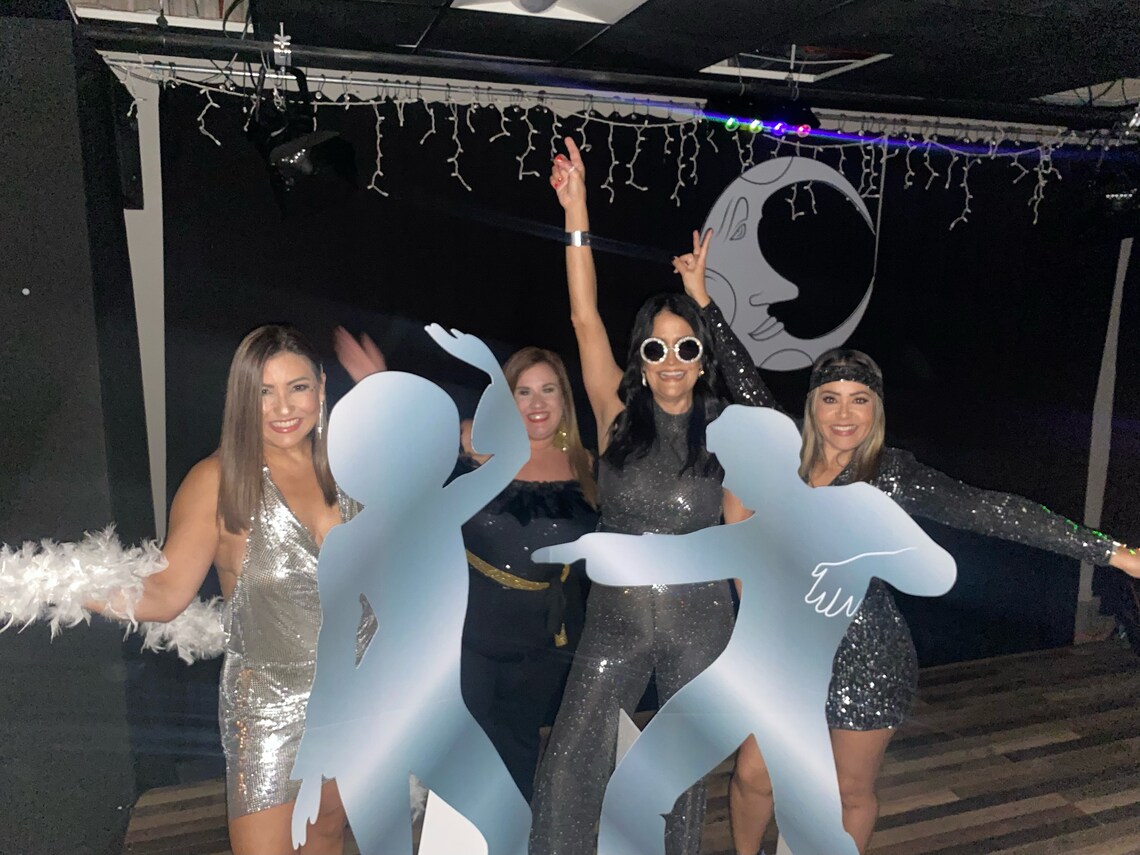 Studio 54 Dancers Cutouts 70's Disco Party Dancers Set - Etsy