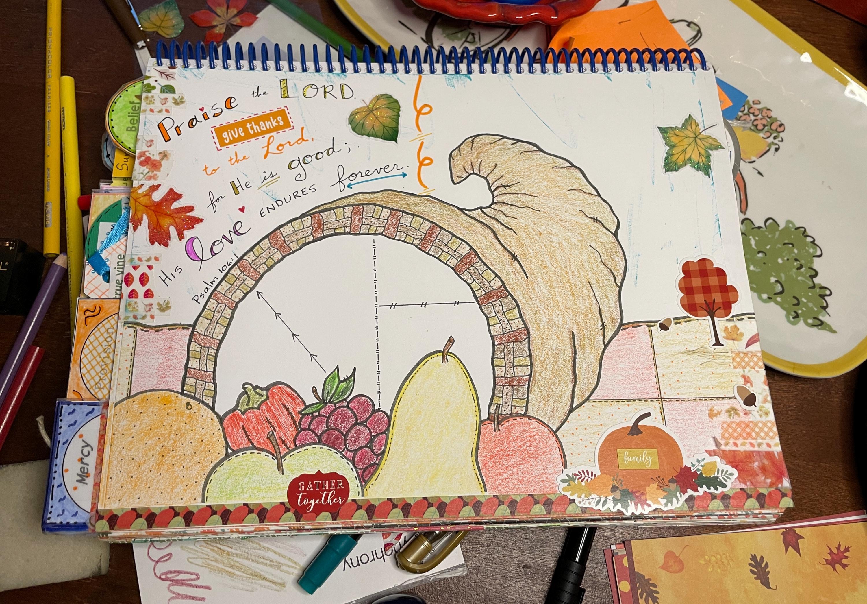 Cornucopia Printable Template - Etsy