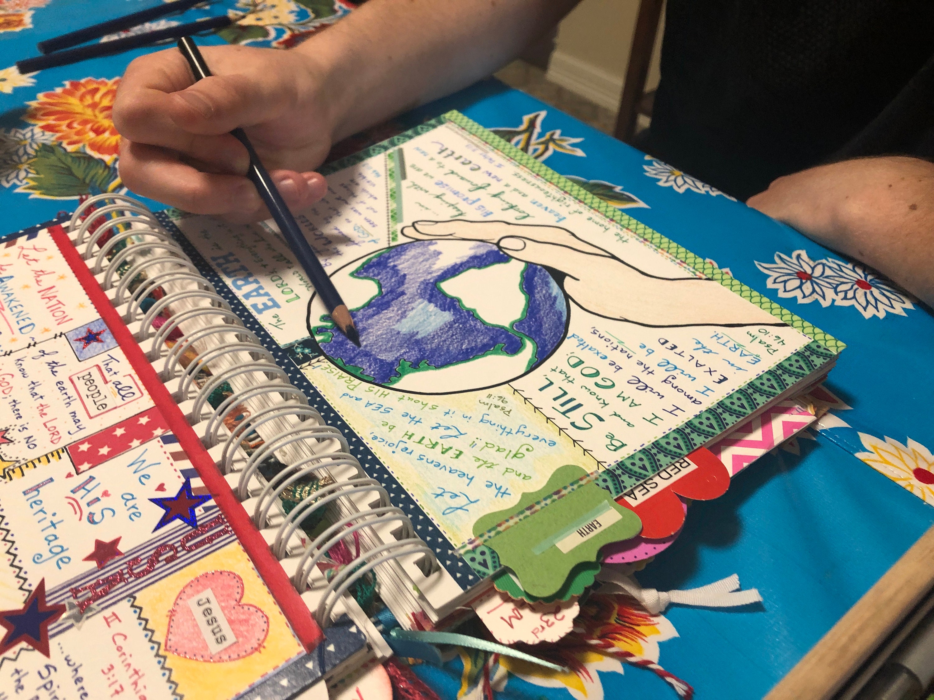 World in His Hands Template Set - Etsy