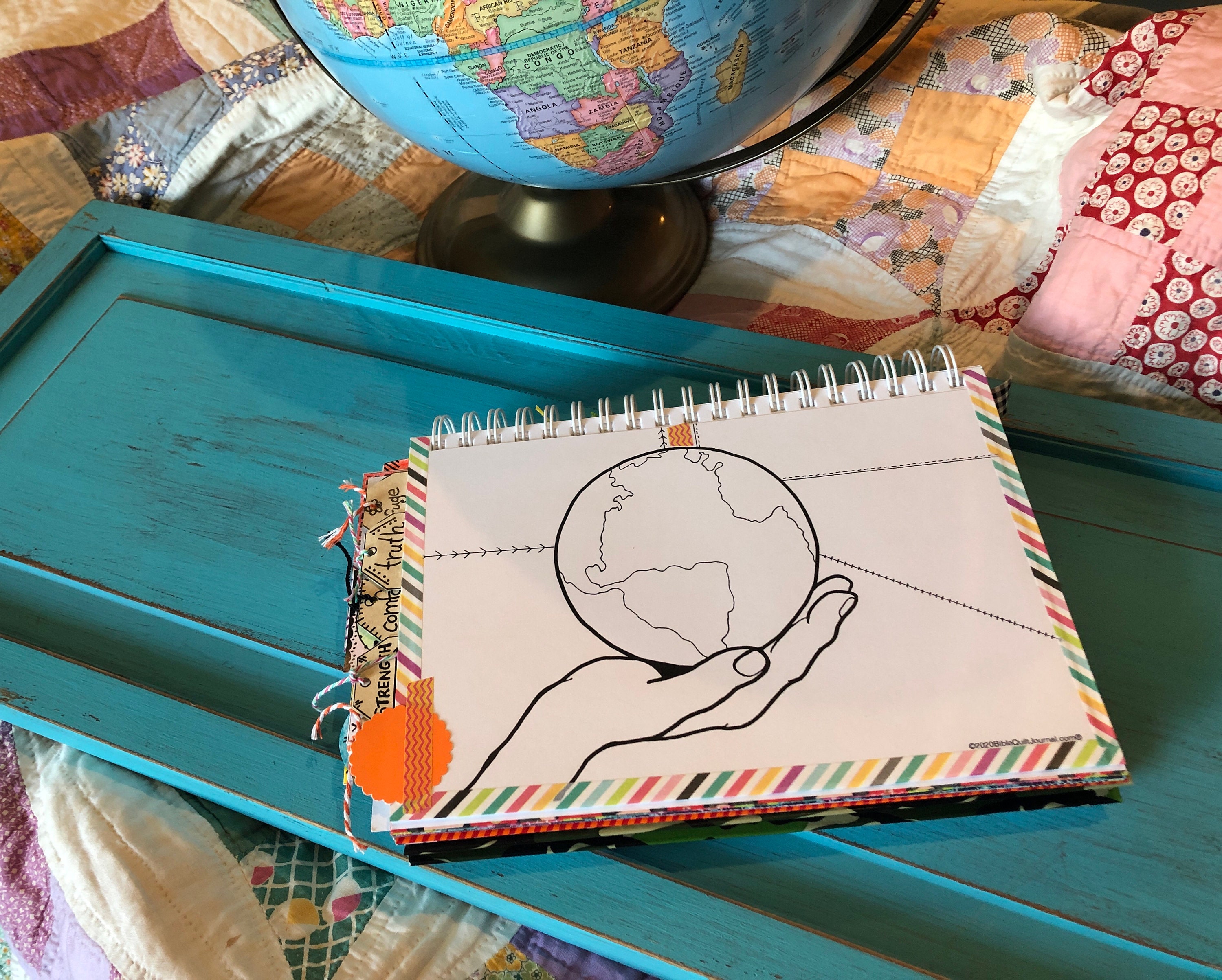 World in His Hands Template Set - Etsy