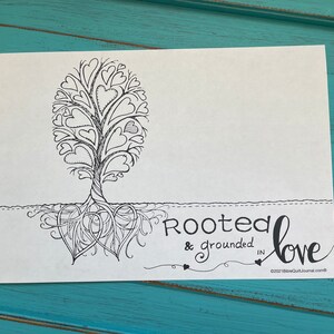 Rooted & Grounded in Love Template Set - Etsy